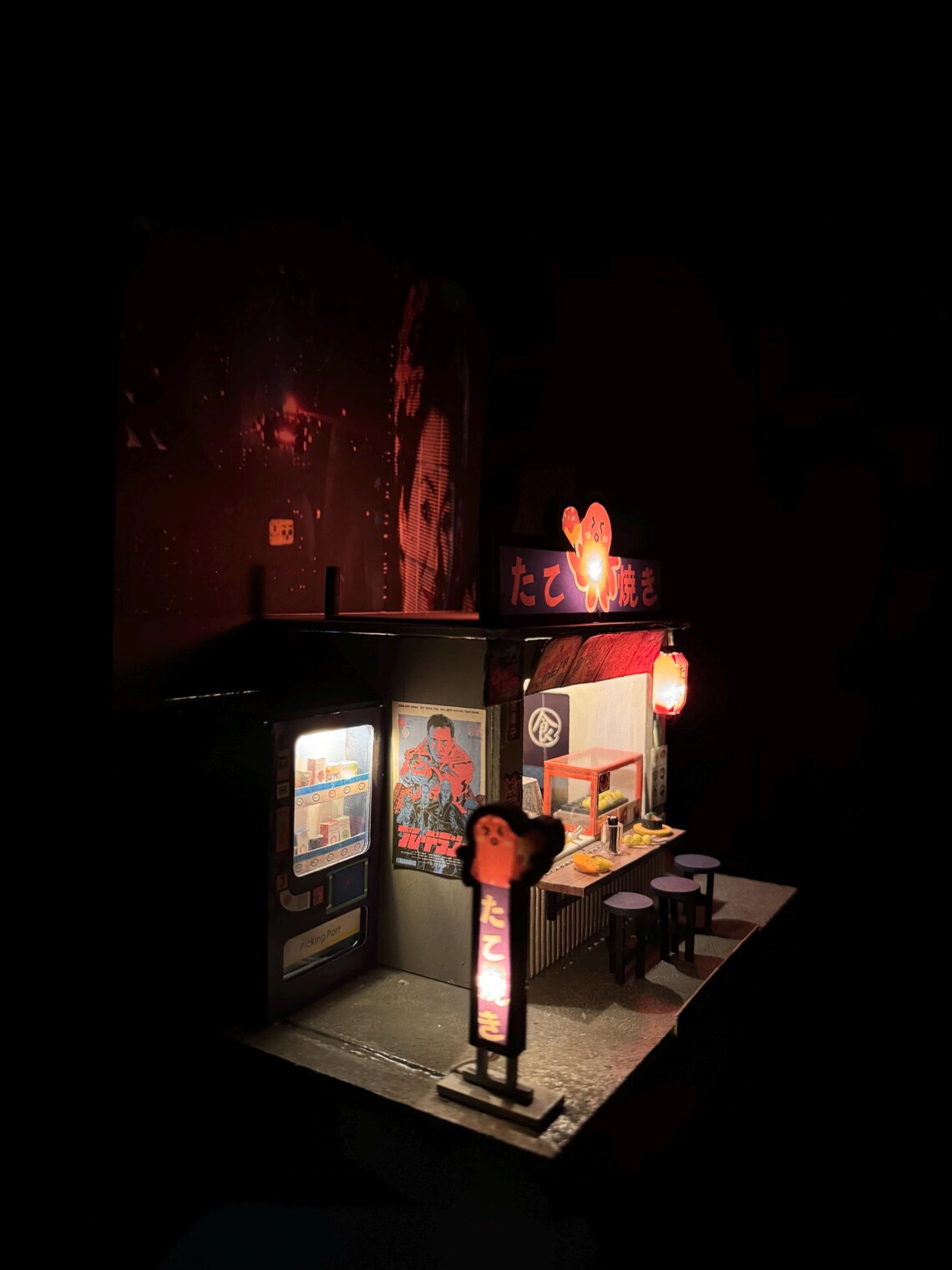 Blade Runner Noodle Shop Diorama - Etsy