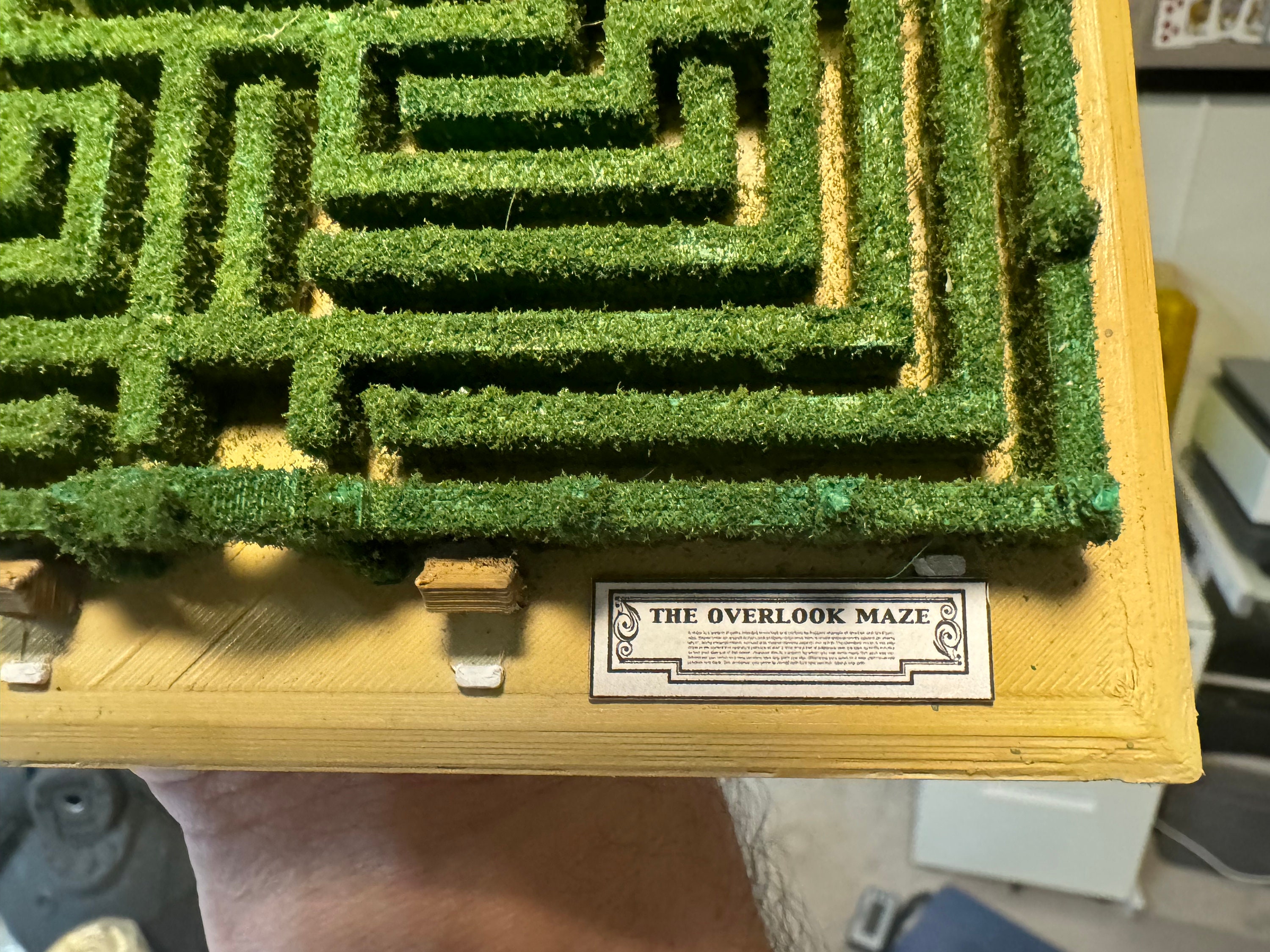 1:6 Scale Overlook Hotel Maze Model From the Shining - Etsy