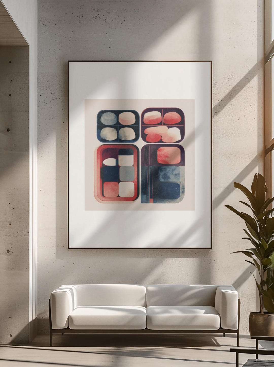 Minimal Japanese Bento Art Print - Etsy