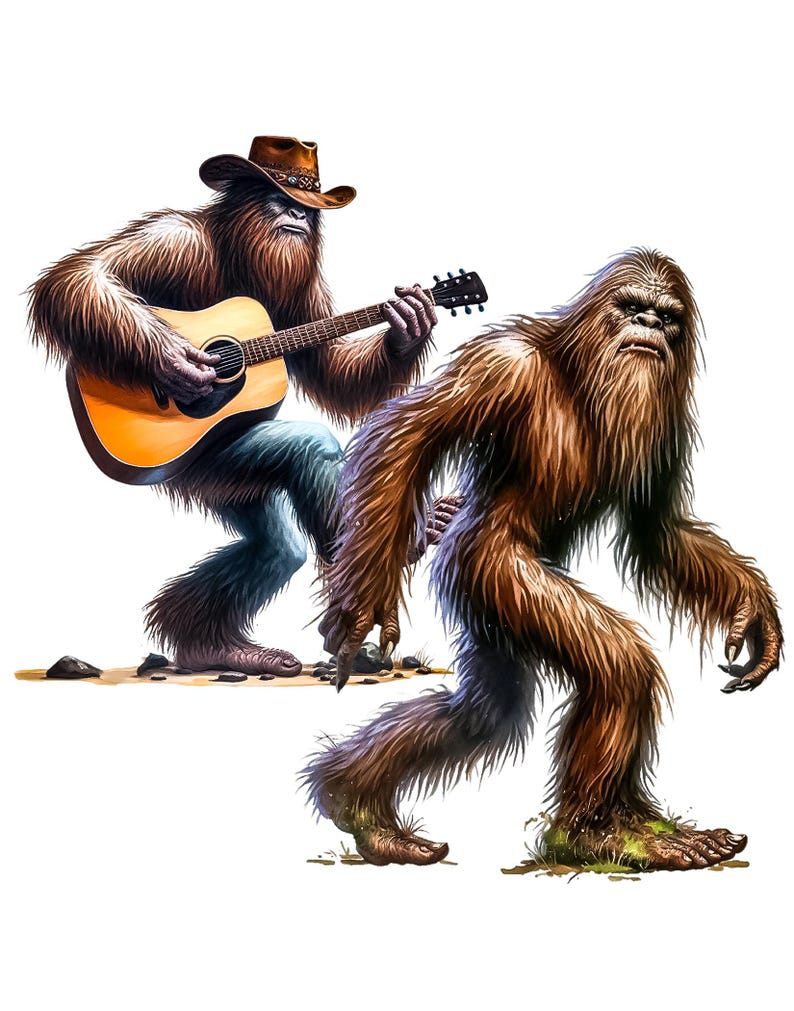 Sasquatch Clipart – 26 PNG Transparent Background Images, Digital ...