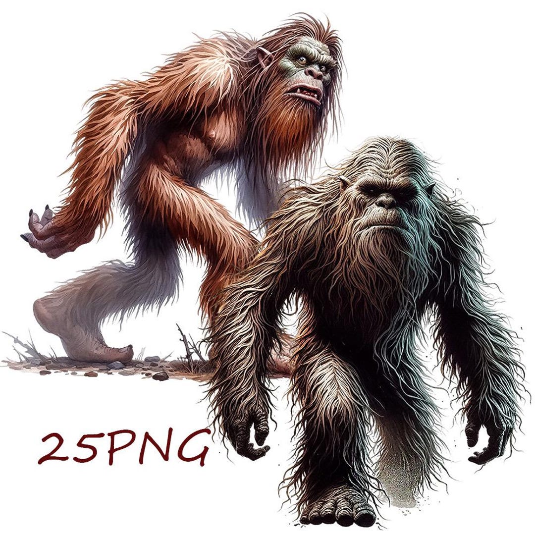 Bigfoot Clipart – 25 PNG Transparent Backgrounds, Sasquatch ...