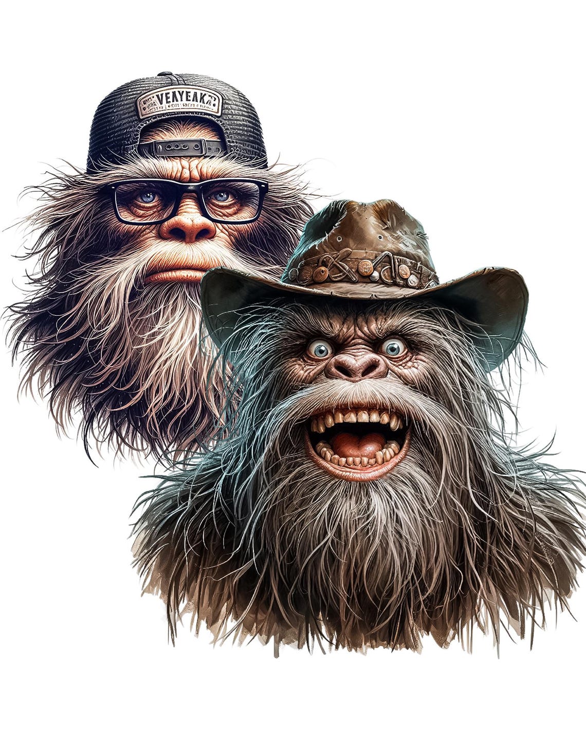 Sasquatch Clipart – 26 PNG Transparent Background Images, Digital ...