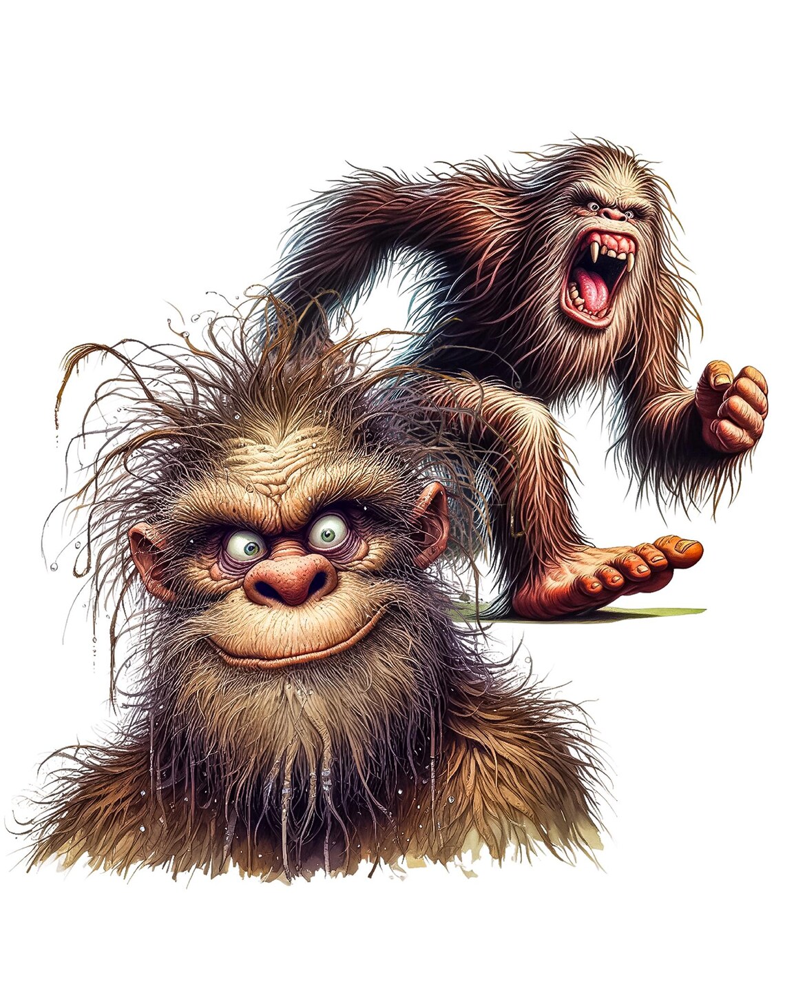 Sasquatch Clipart – 26 PNG Transparent Background Images, Digital ...