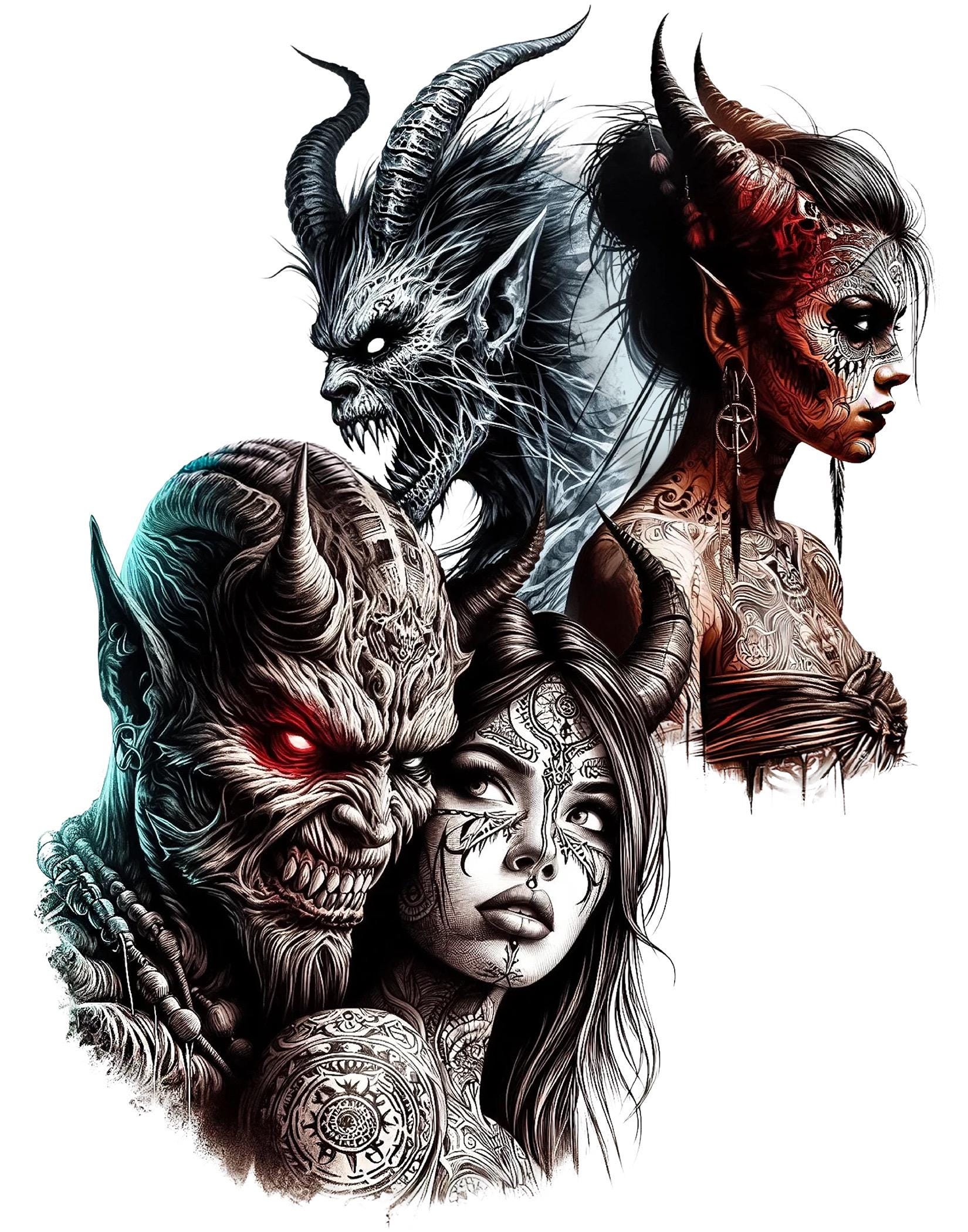 Mythical Creatures PNG, Demon PNG, Mysticism Digital - 26 PNG ...