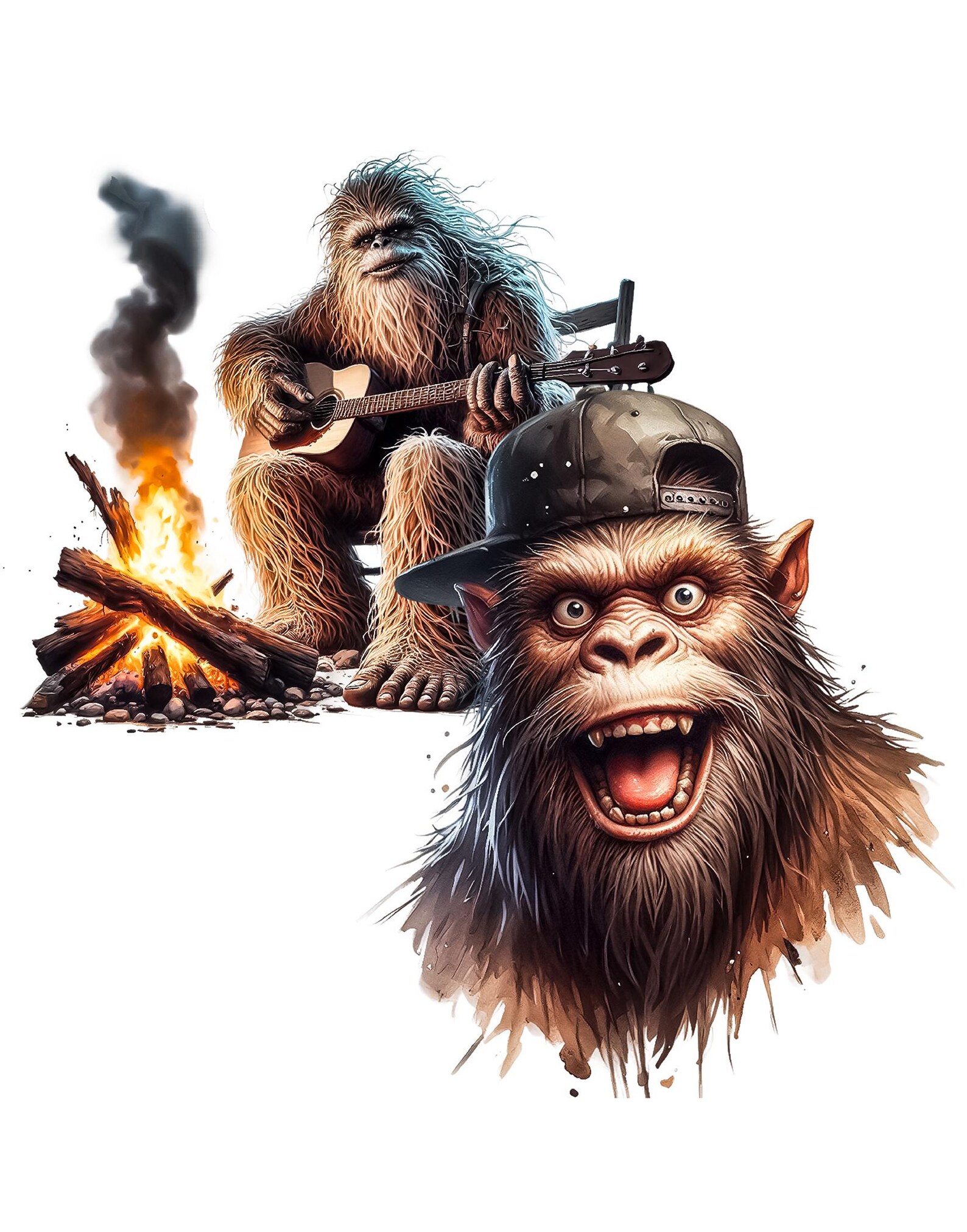 Sasquatch Clipart – 26 PNG Transparent Background Images, Digital ...