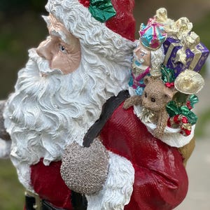 Giant Santa Claus Statue - Hand Painted Christmas Decoration , Indoor ...