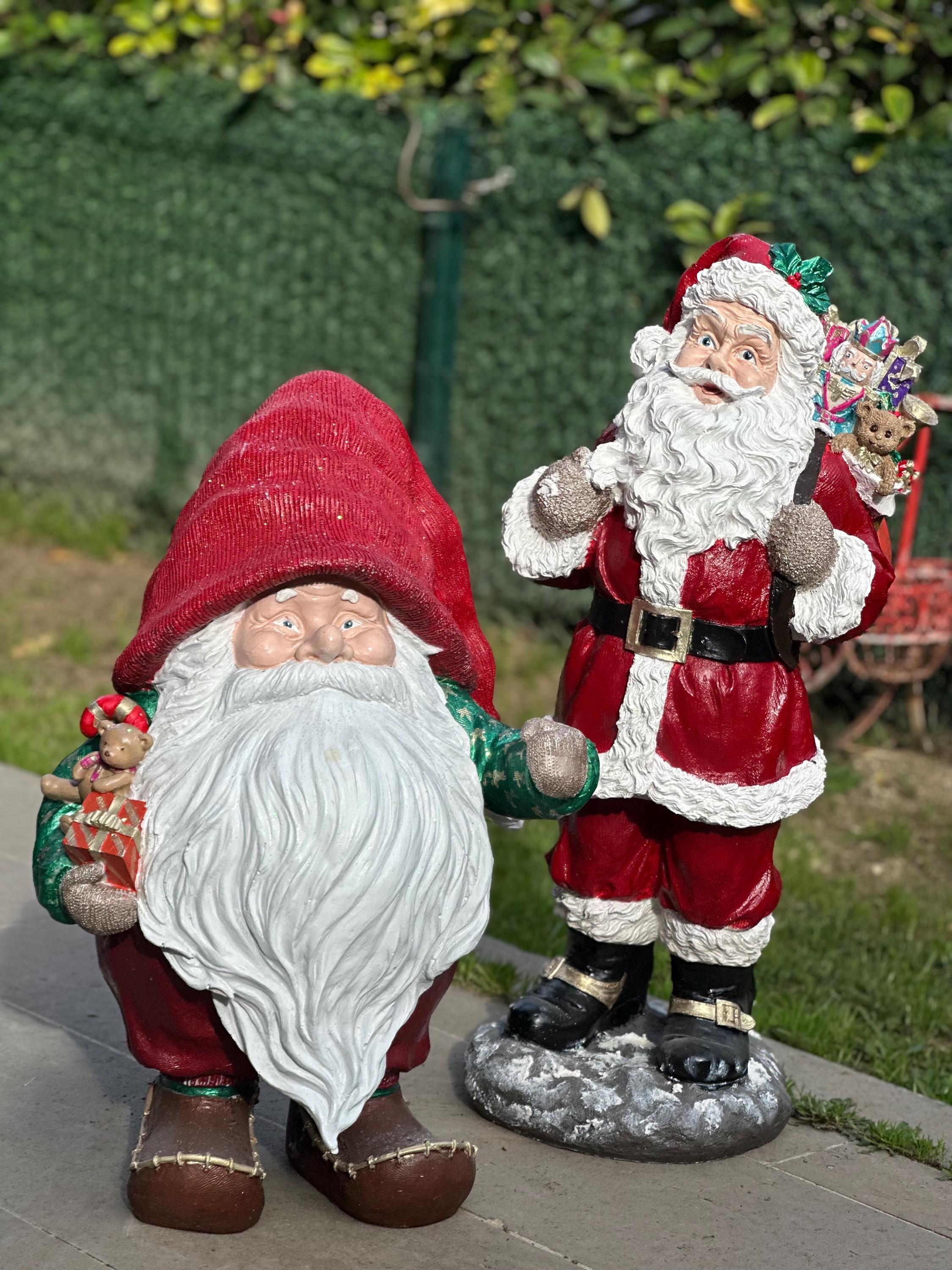 Giant Santa Claus Statue - Hand Painted Christmas Decoration , Indoor ...