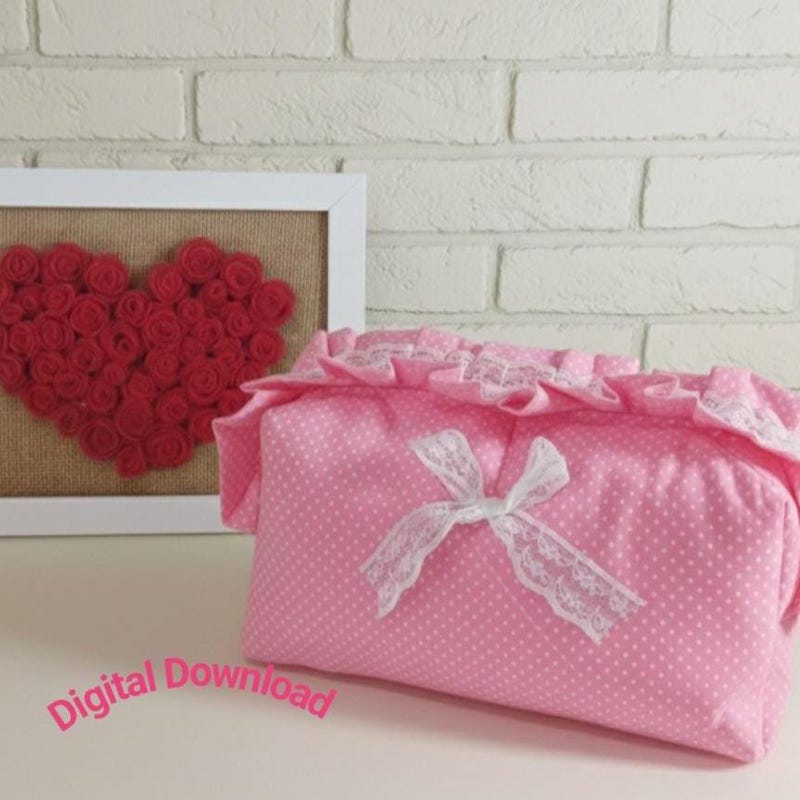 Quilted Zipper Pouch Medium - Etsy