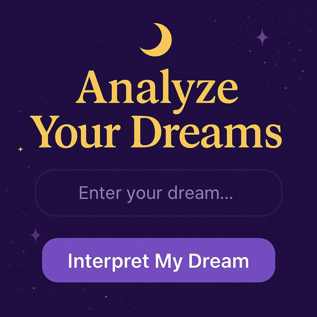 AI Dream Analyzer Tool + Deep Meaning Guide • Instant Dream Reading ...
