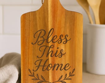 Engraved Charcuterie Board | Bless This Table and All Who Gather Here ...