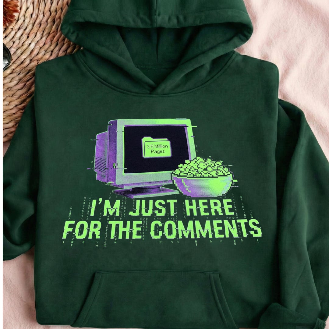 Im Just Here for the Comments Shirt Funny Internet Drama Tee | Viral ...