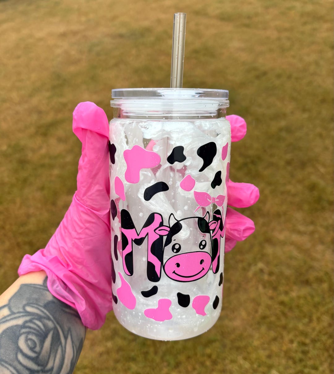 MOM Snow Globe Lava Tumbler - Etsy