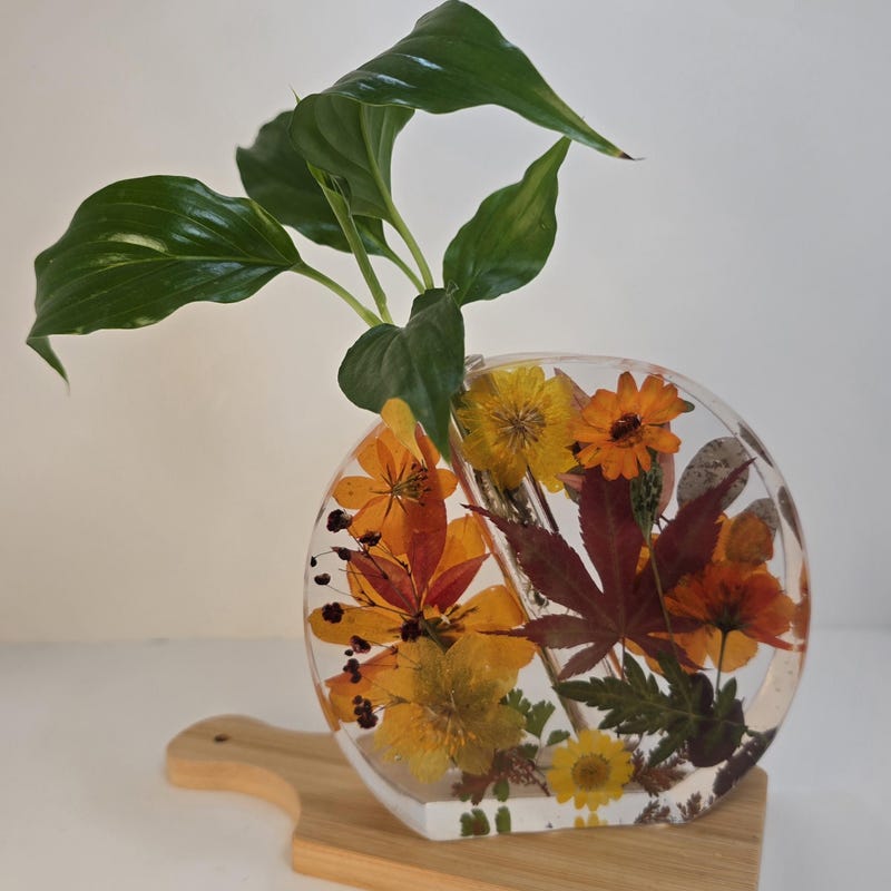 Dried Flower Vase Resin - Etsy
