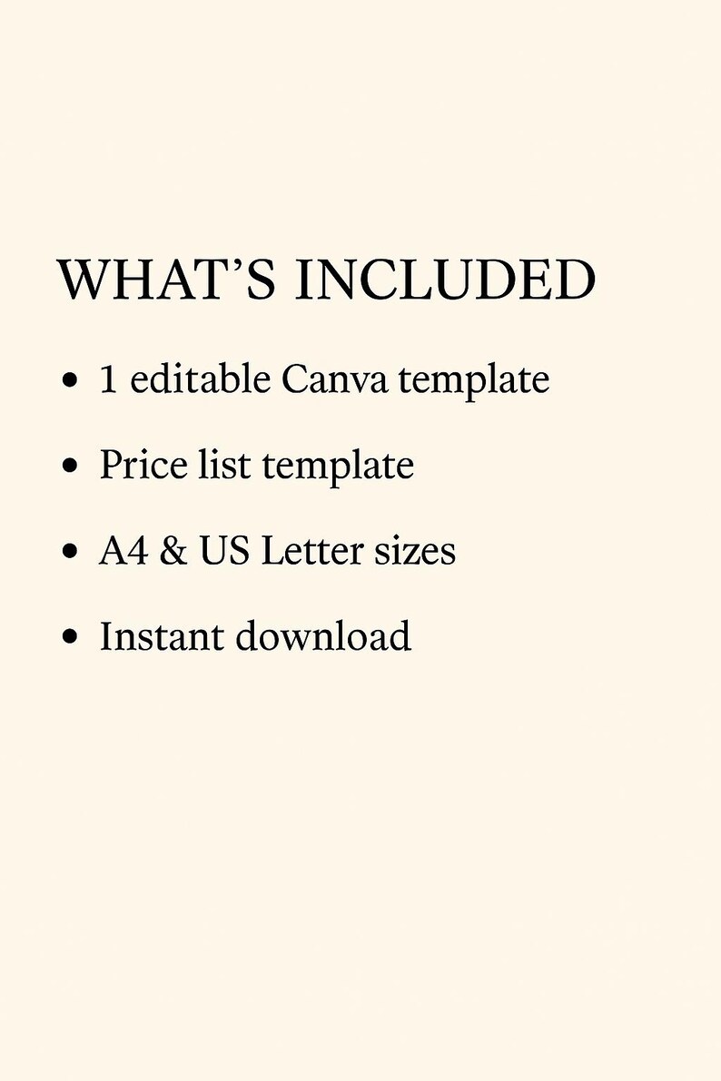 Editable Spa Price List Template | Floral Massage Therapist Pricelist ...