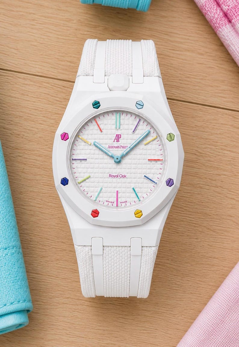 Watch Strap AP X Swatch Royal Pop - Etsy