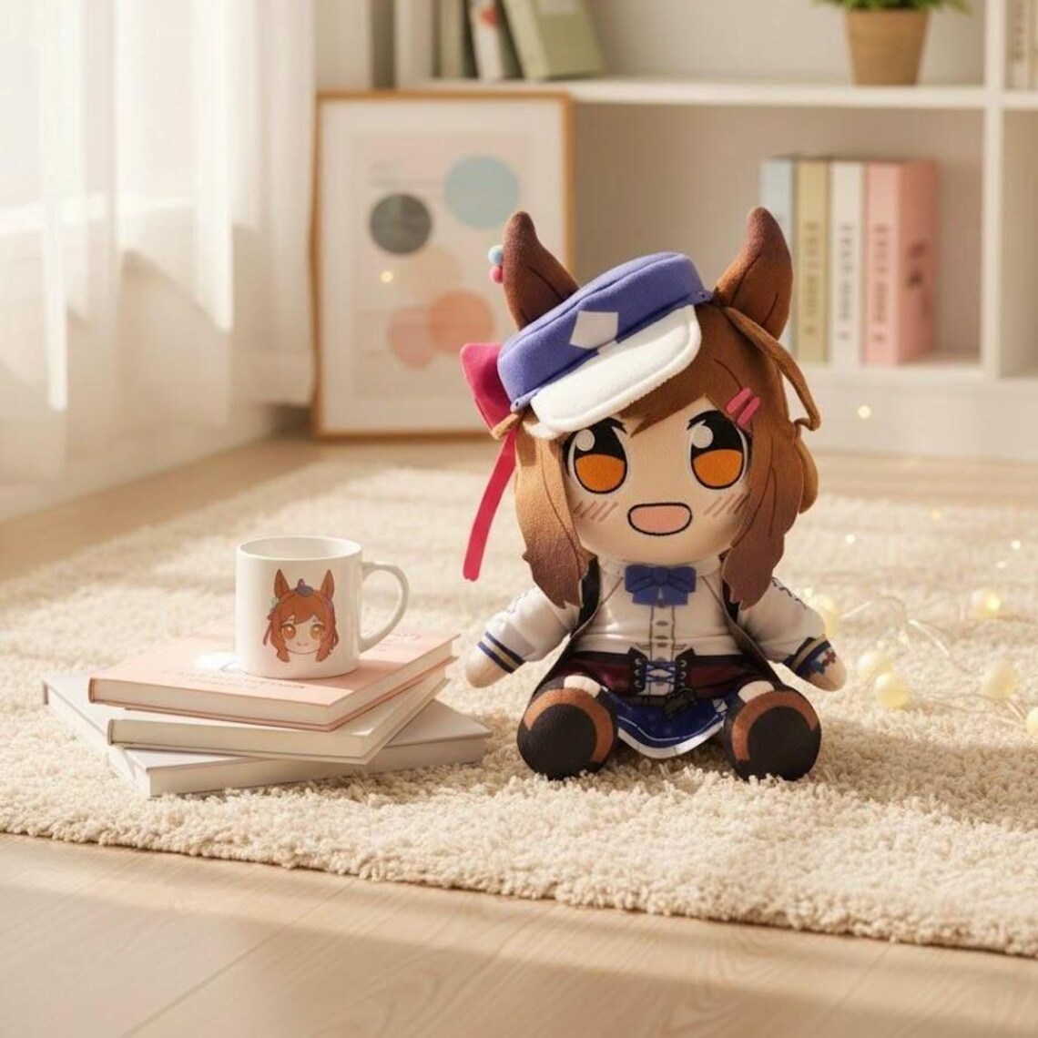 Tokai Teio Plush Inspired by Uma Musume - Luminous Collector's Item - Etsy