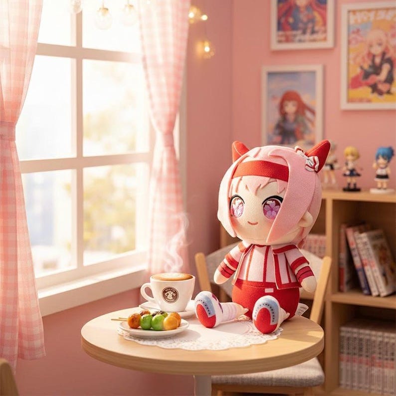 Haru Urara Plush Inspired by Uma Musume - Luminous Collector's Item - Etsy
