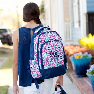 Personalized Girls Backpack Monogrammed Backpack FREE Personalization ...