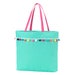 Girl's Monogrammed Tote Bag Monogram Carry All Pom Poms Personalized ...