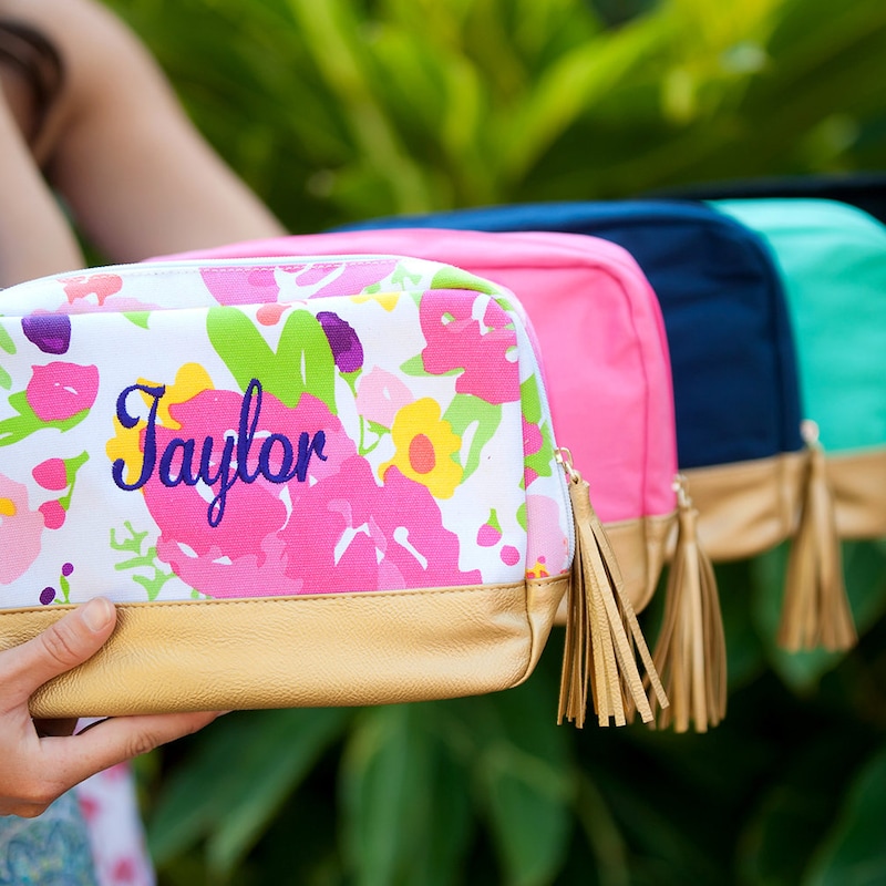 Preppy Cosmetic Bags - Etsy