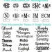 Girl's Monogrammed Tote Bag Monogram Carry All Pom Poms Personalized ...