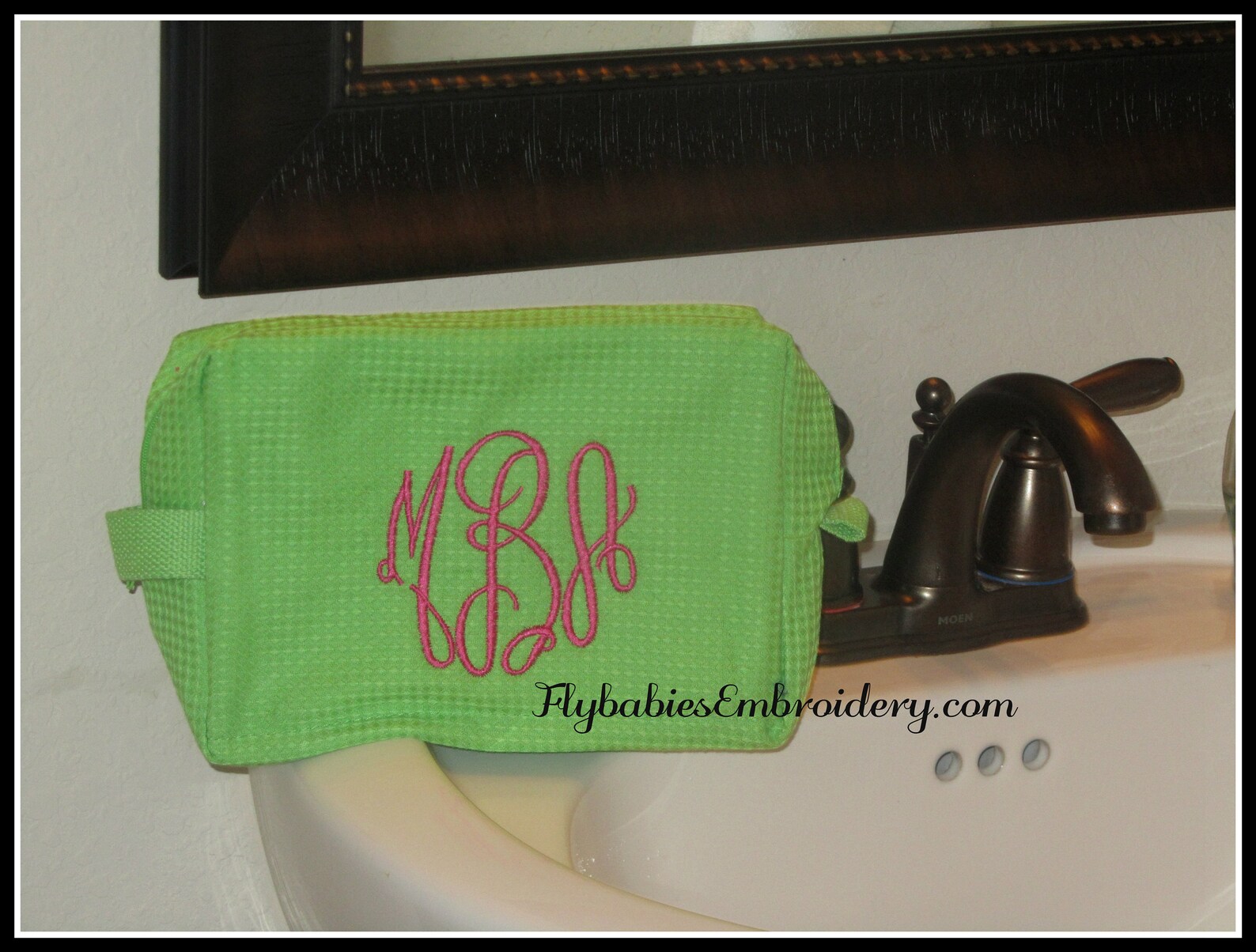 Monogrammed Cosmetic Bag Personalized Toiletry Bag - Etsy