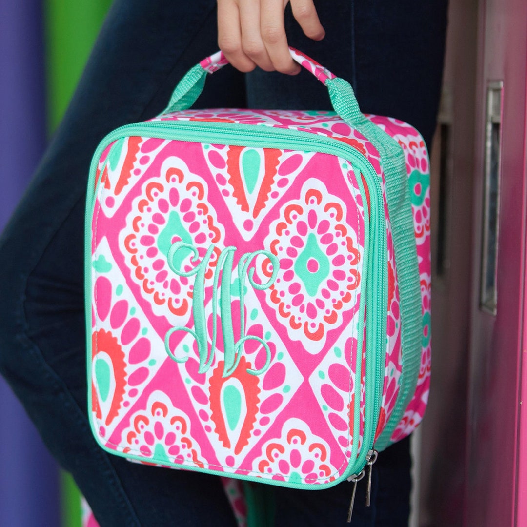 Personalized Lunch Bag ~ Monogrammed Lunch Tote ~ Kids Personalized ...