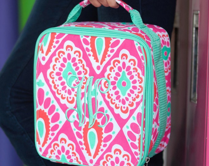 Personalized Lunch Bag ~ Monogrammed Lunch Tote ~ Kids Personalized ...