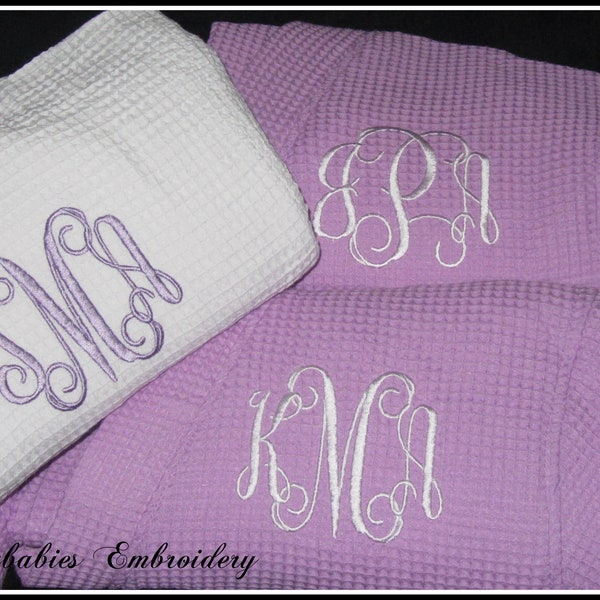 Monogrammed Robes - Etsy