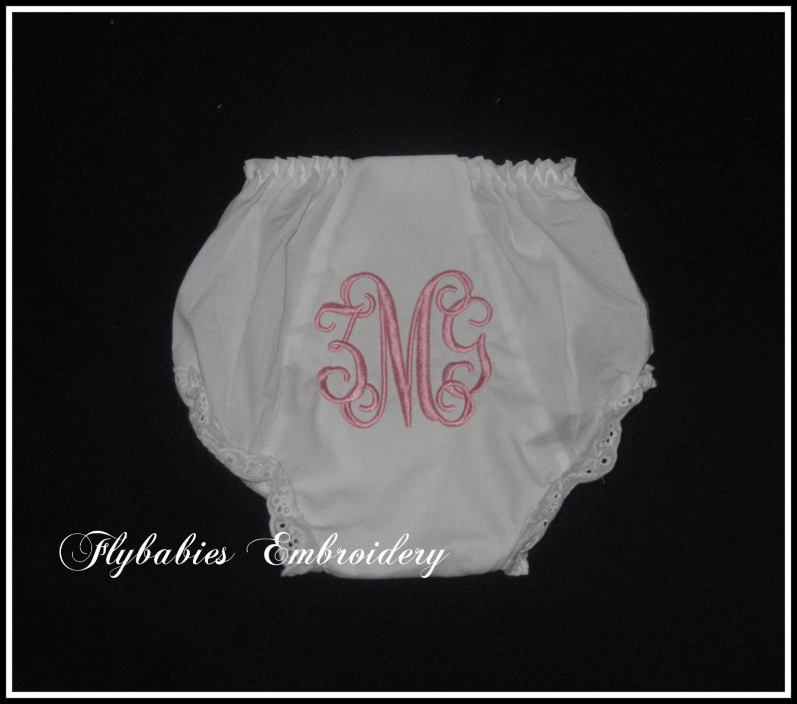 Monogrammed Baby Bloomers Personalized Baby Bloomers | Etsy