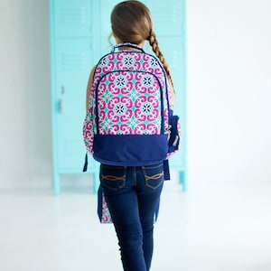 Personalized Girls Backpack Monogrammed Backpack FREE Personalization ...