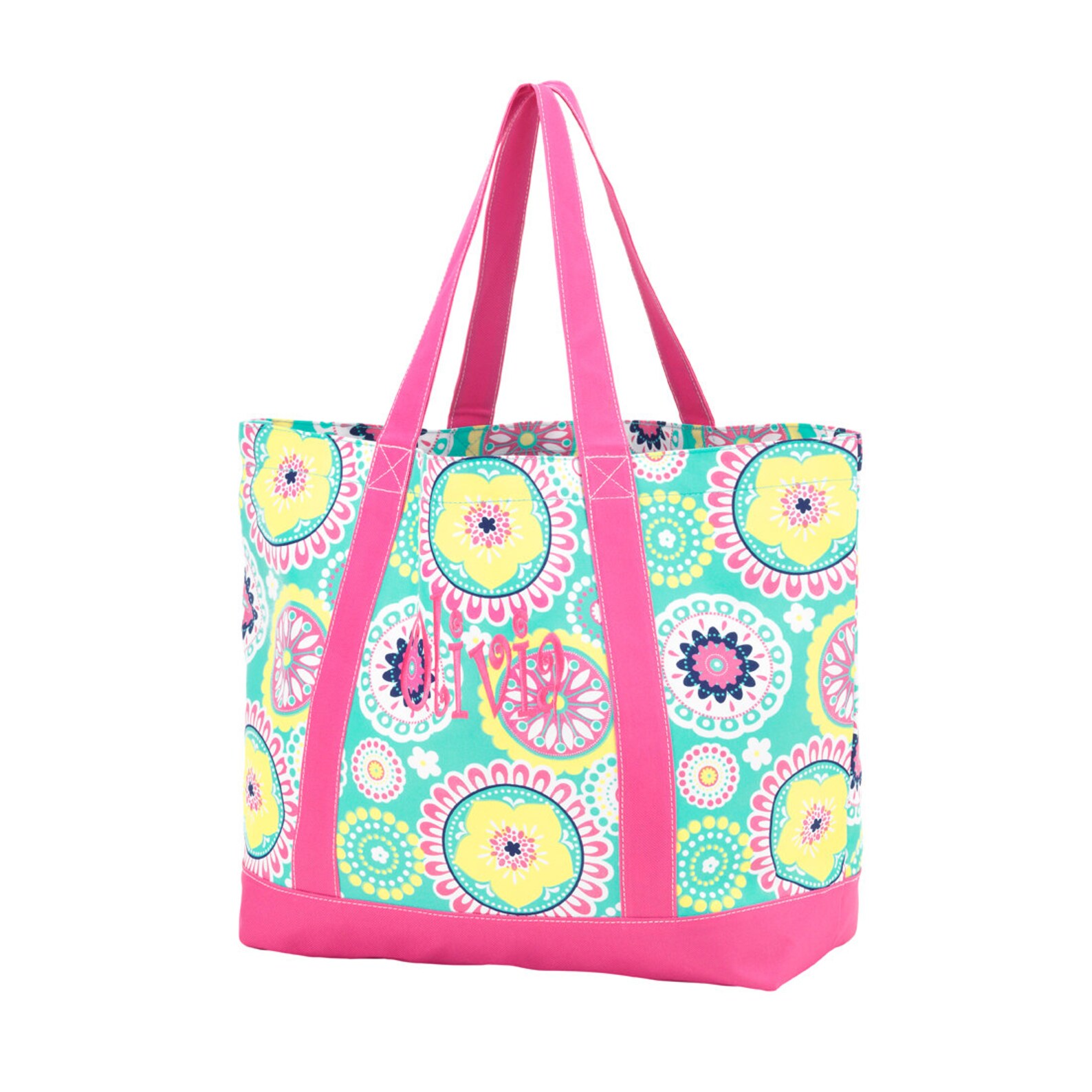 Personalized Tote Bag Girls Monogrammed Travel Bag - Etsy