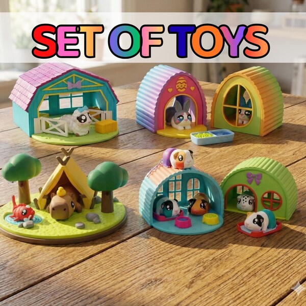 Toy House Stl - Etsy