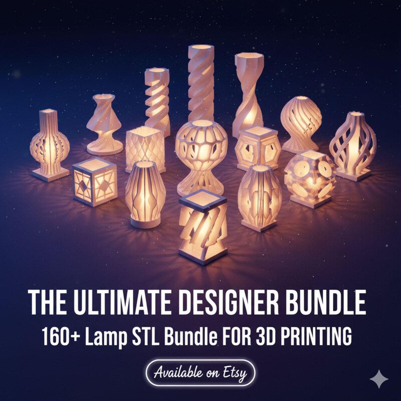 Lamp 3d Printable - Etsy