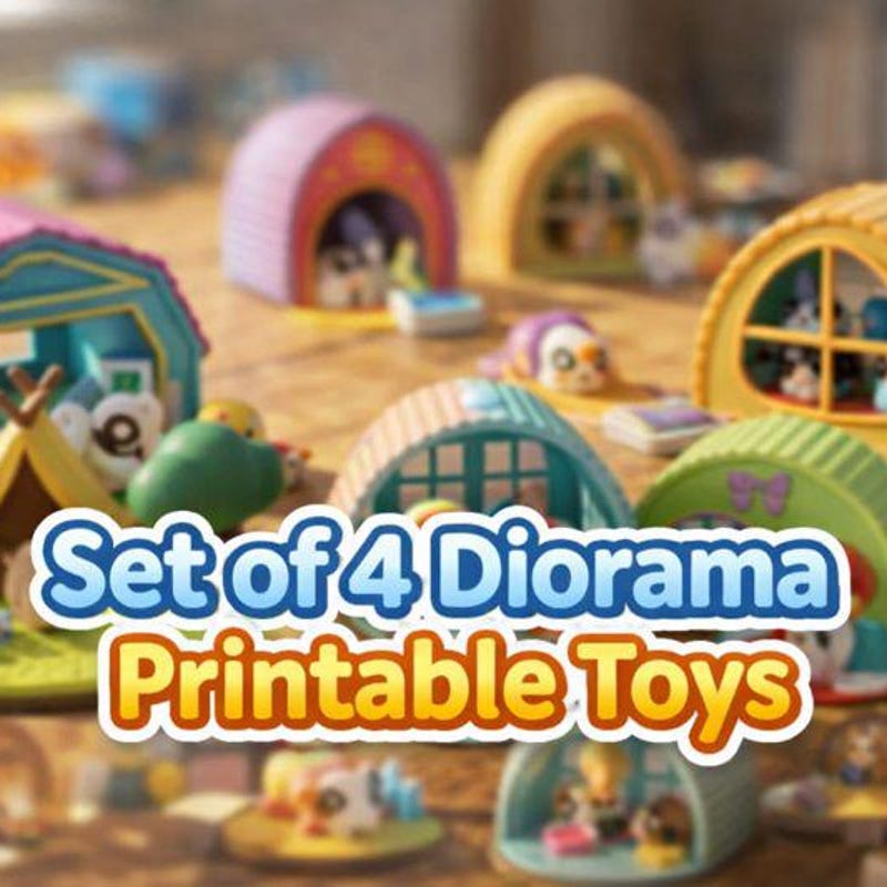 3d Printer Animal House - Etsy