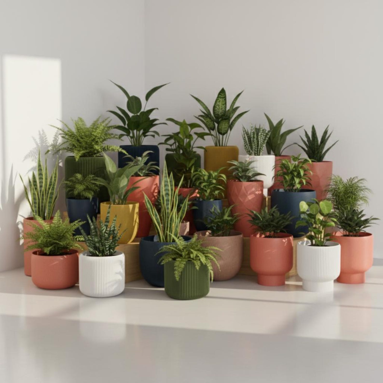 100+ Unique 3D Printable Planter Pots STL Bundle | Modern Geometric ...