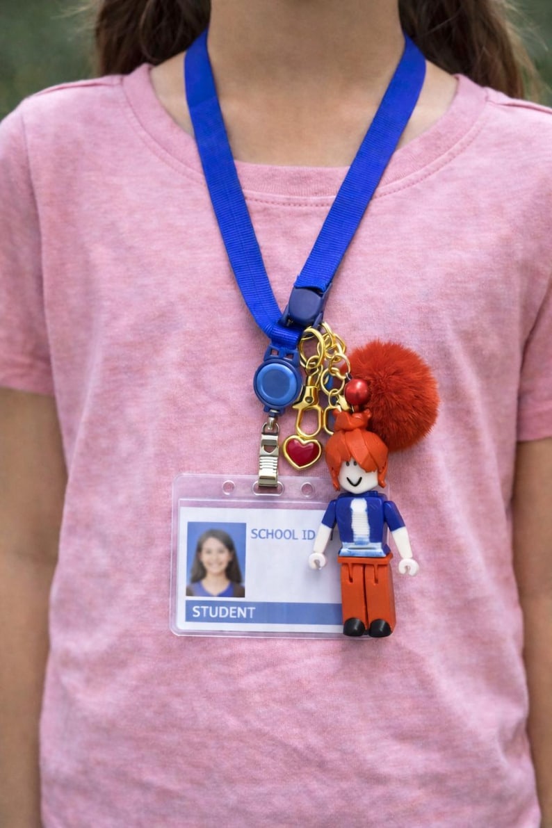 Custom Roblox Avatar Bacon Girl Keychain, Personalized Gamer Gifts ...