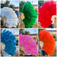 Feather Fan - Etsy
