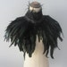 GL Discount Burlesque Black Rooster Coque Feather Wrap Feather Collar ...