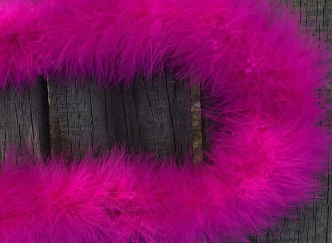 3pieces2 Yards per Piece Hot Pink 18 Gram Marabou Feather - Etsy
