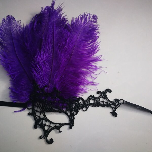 Feather Mask - Etsy