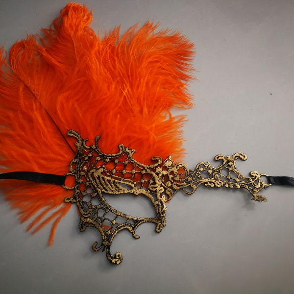 Feather Mask - Etsy