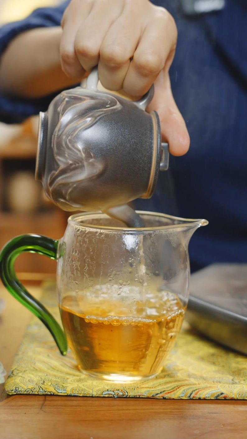 Raw Liu Bao Tea | 2025 Spring From Old Trees | Smooth Sweet | Hot ...