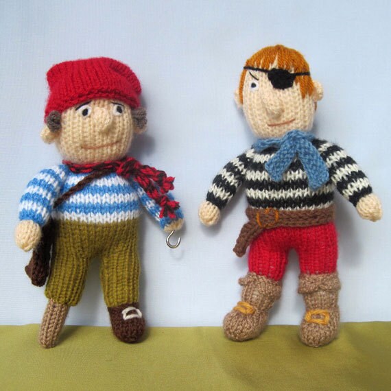 Pirates toy doll knitting pattern PDF Instant Download | Etsy