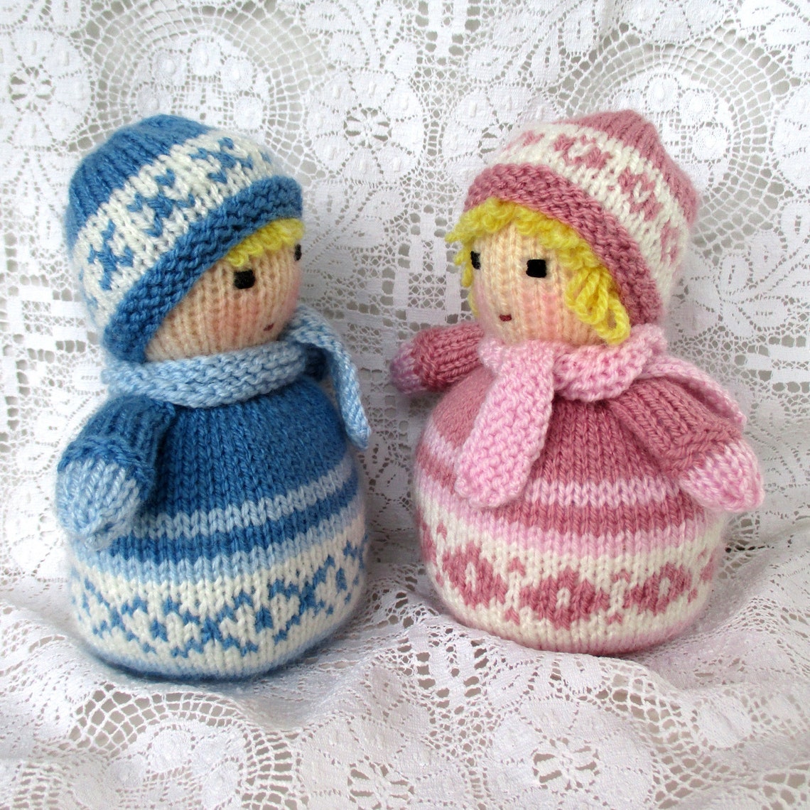 Snug Babies - Knitted Flat on 2 Needles - DK Yarn - Cuddly Baby Toy ...