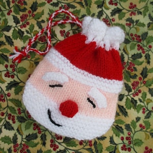 Secret Santa Goody Bag - Christmas Knitting Pattern - Party Favour Bag ...