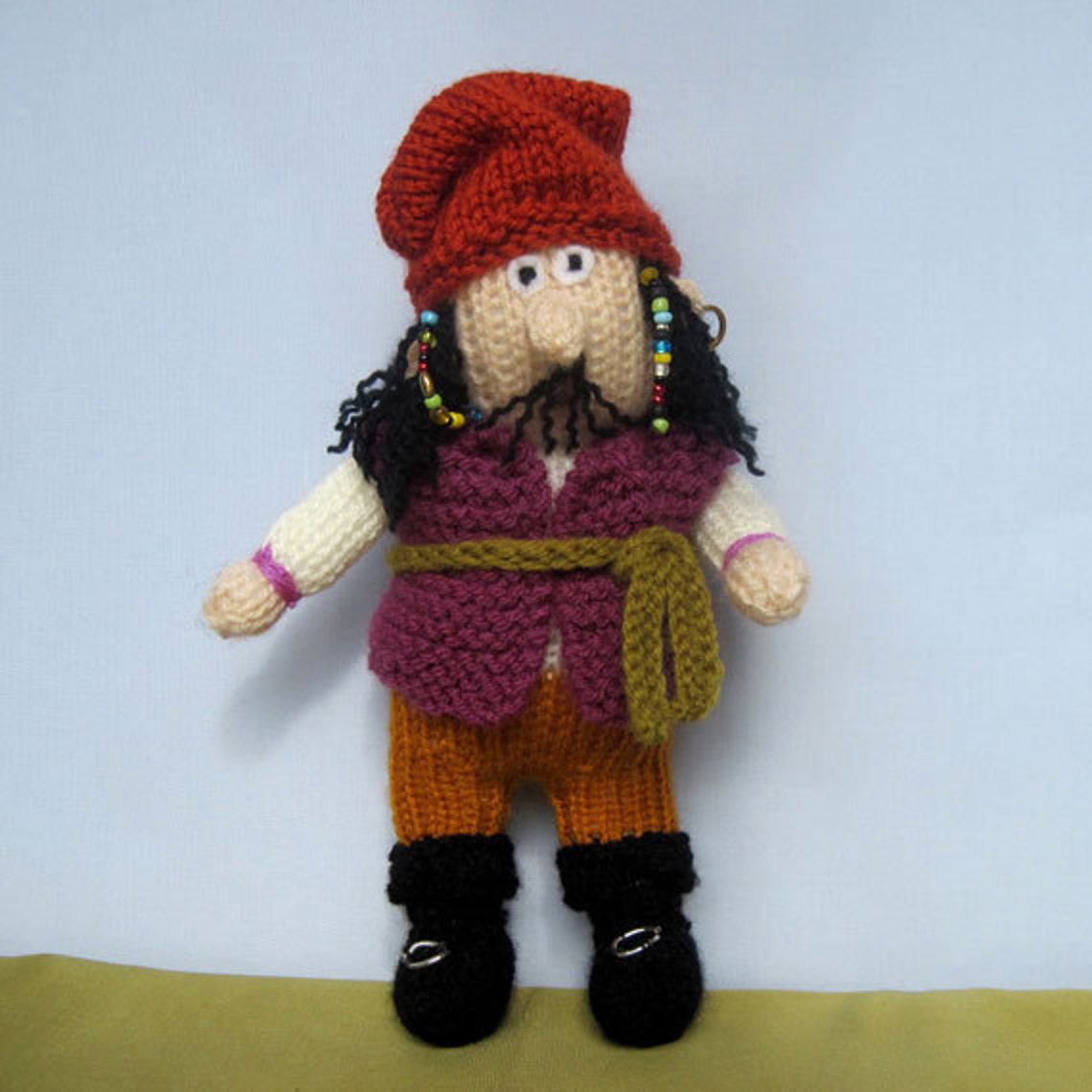 Pirates toy doll knitting pattern PDF Instant Download | Etsy