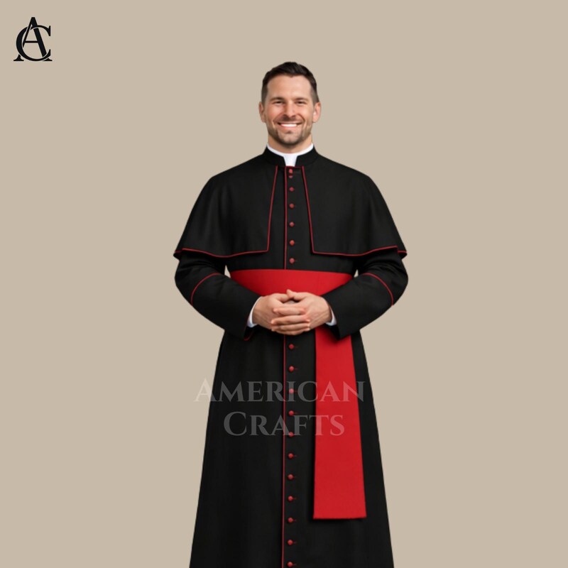 Catholic Red Cassock - Etsy