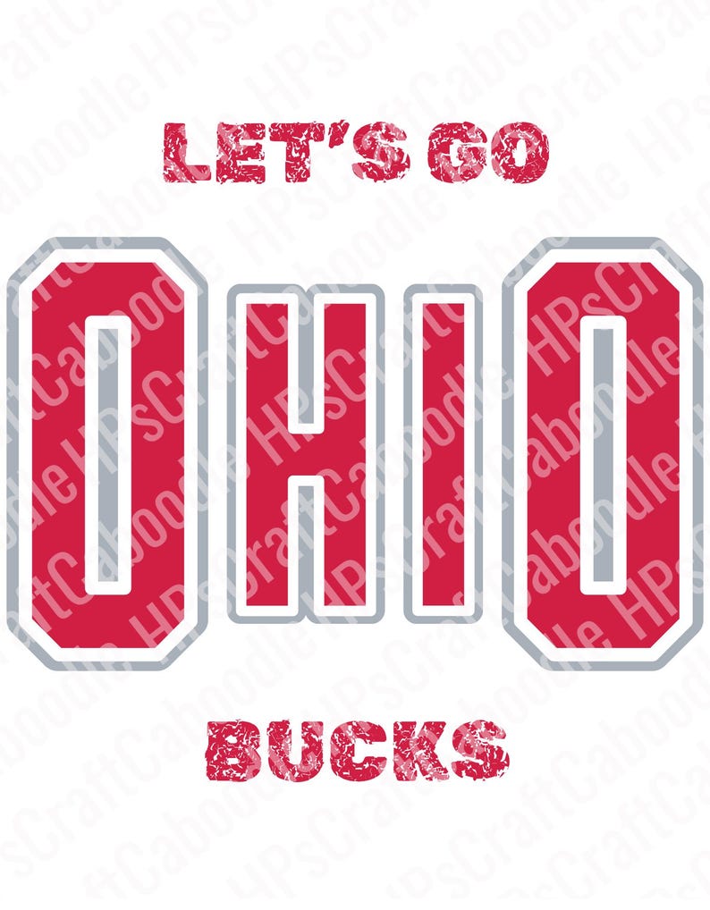 Ohio Let's Go Bucks .png Digital Download - Etsy