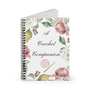 Crochet Notebook, Crochet Spiral Notebook - Ruled Line, Gift for ...